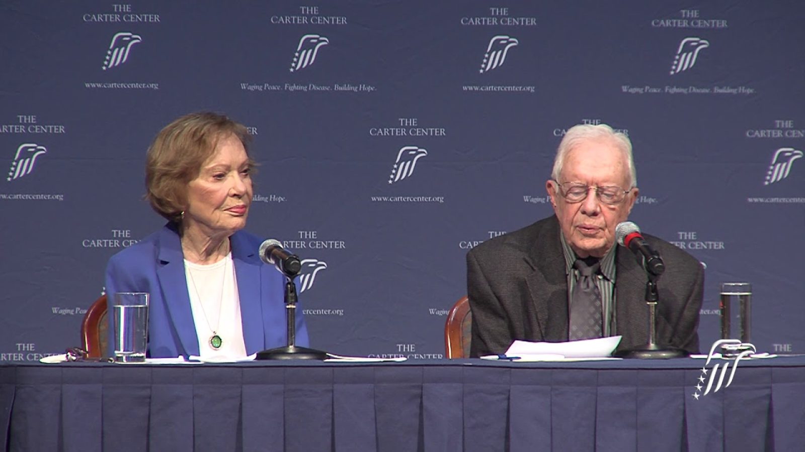 A Conversation with Jimmy and Rosalynn Carter - The Carter Center