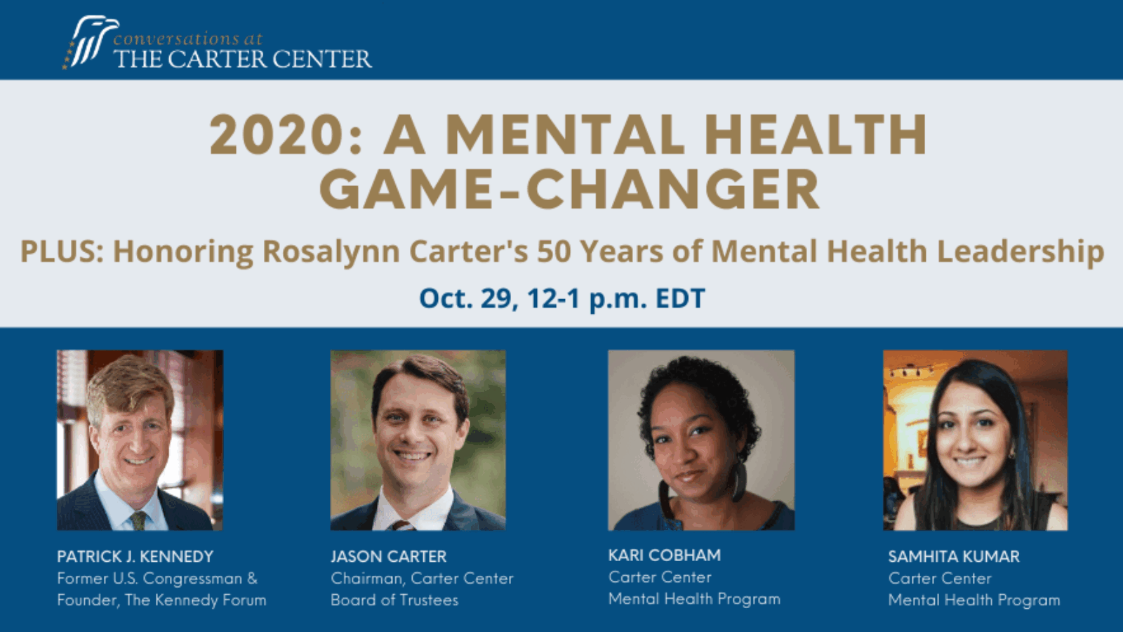 2020: A Mental Health Game-Changer - The Carter Center