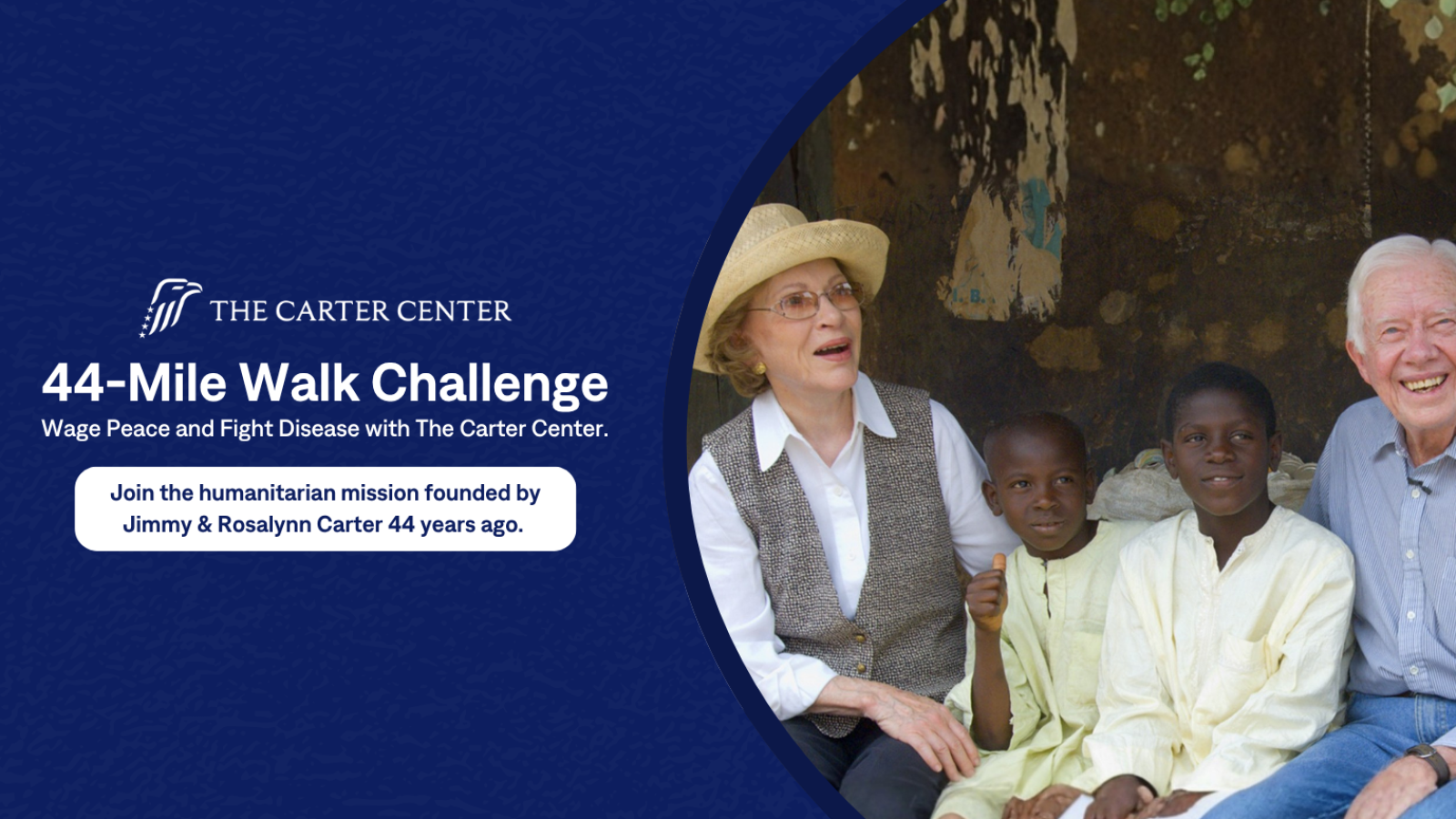 Join the 44-mile Walk Challenge - The Carter Center